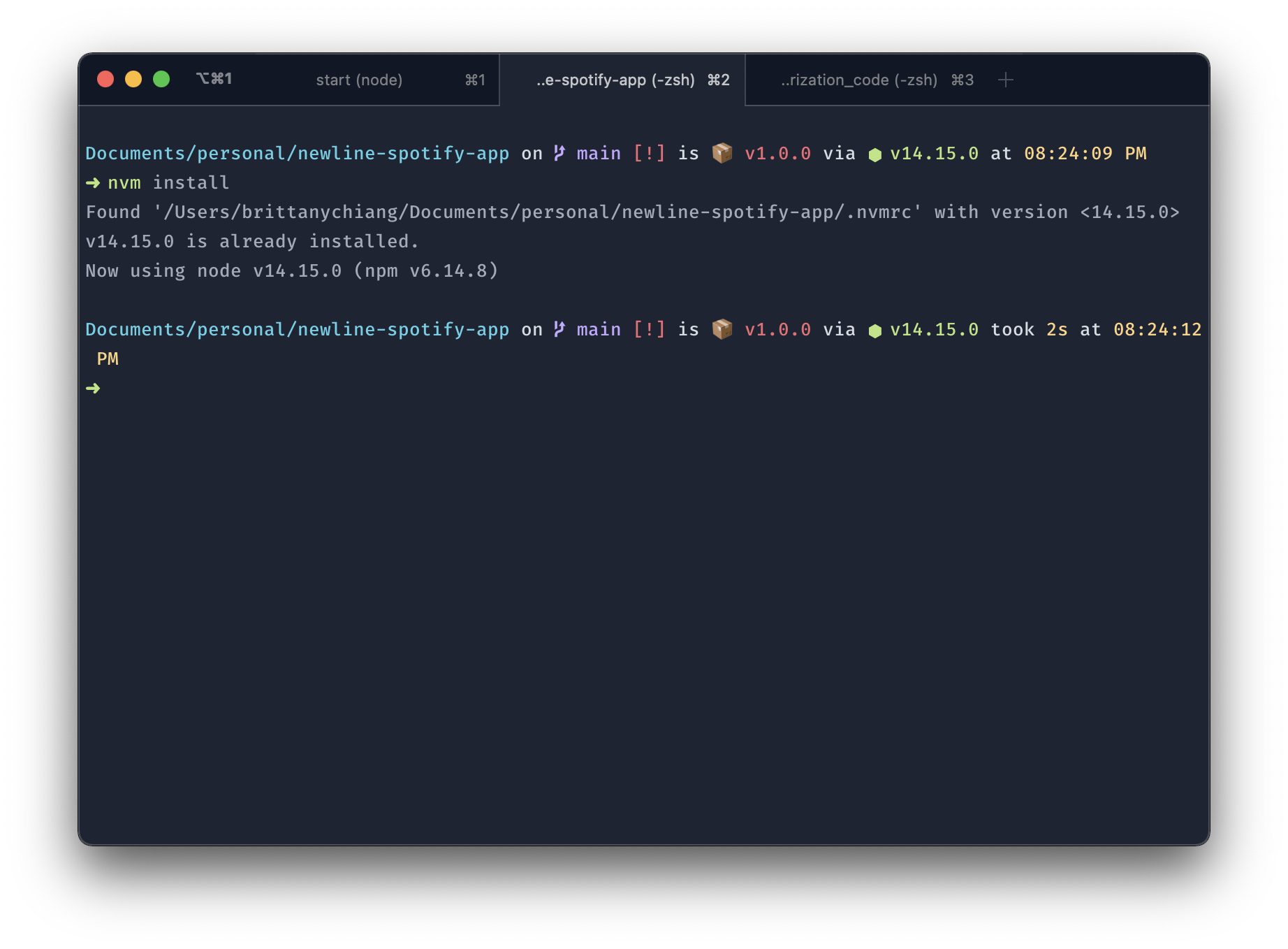 How To Setup A React Developer Environment With Nvm Build A Spotify Connected App Newline